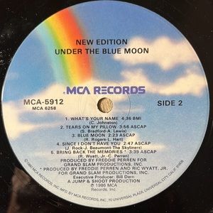 Vinyl Records | Media | New Edition Under The Blue Moon Vinyl Lp | Poshmark